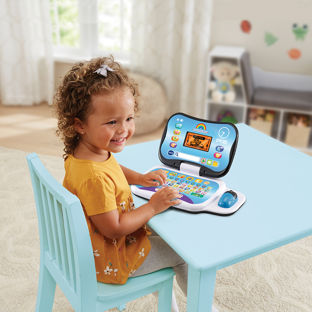 VTech - Ordenador preescolar Pequemouse, Portátil educativo para niños ...