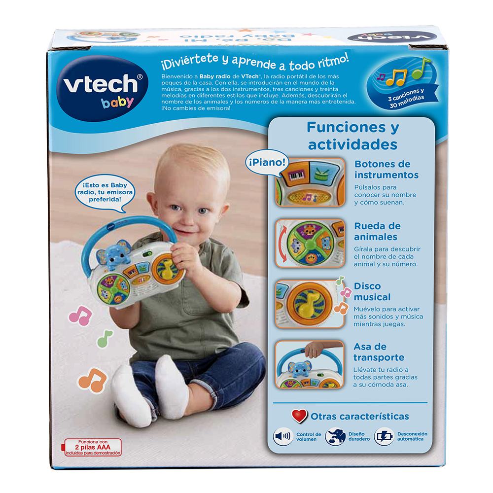 VTech - Baby radio, Juguetes para bebés