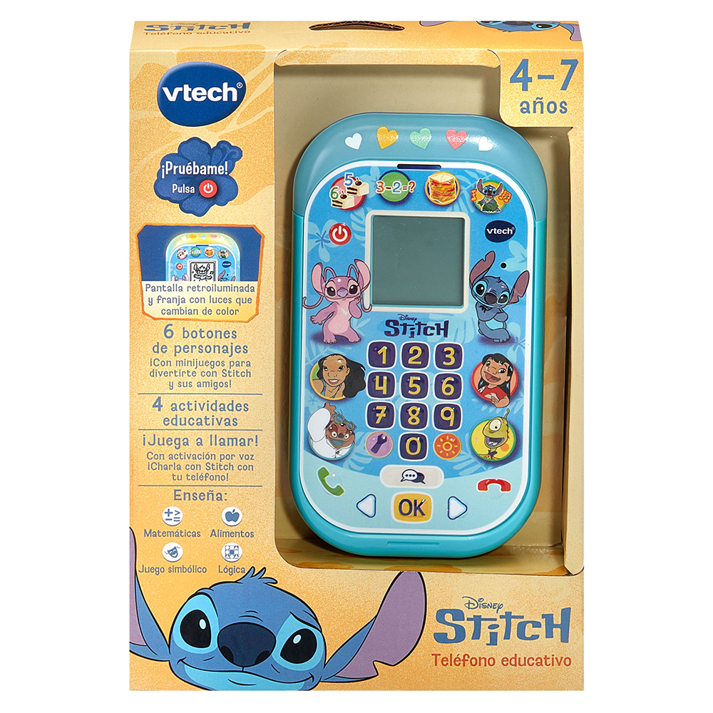 VTech - Teléfono educativo de Stitch Teléfonos infantiles