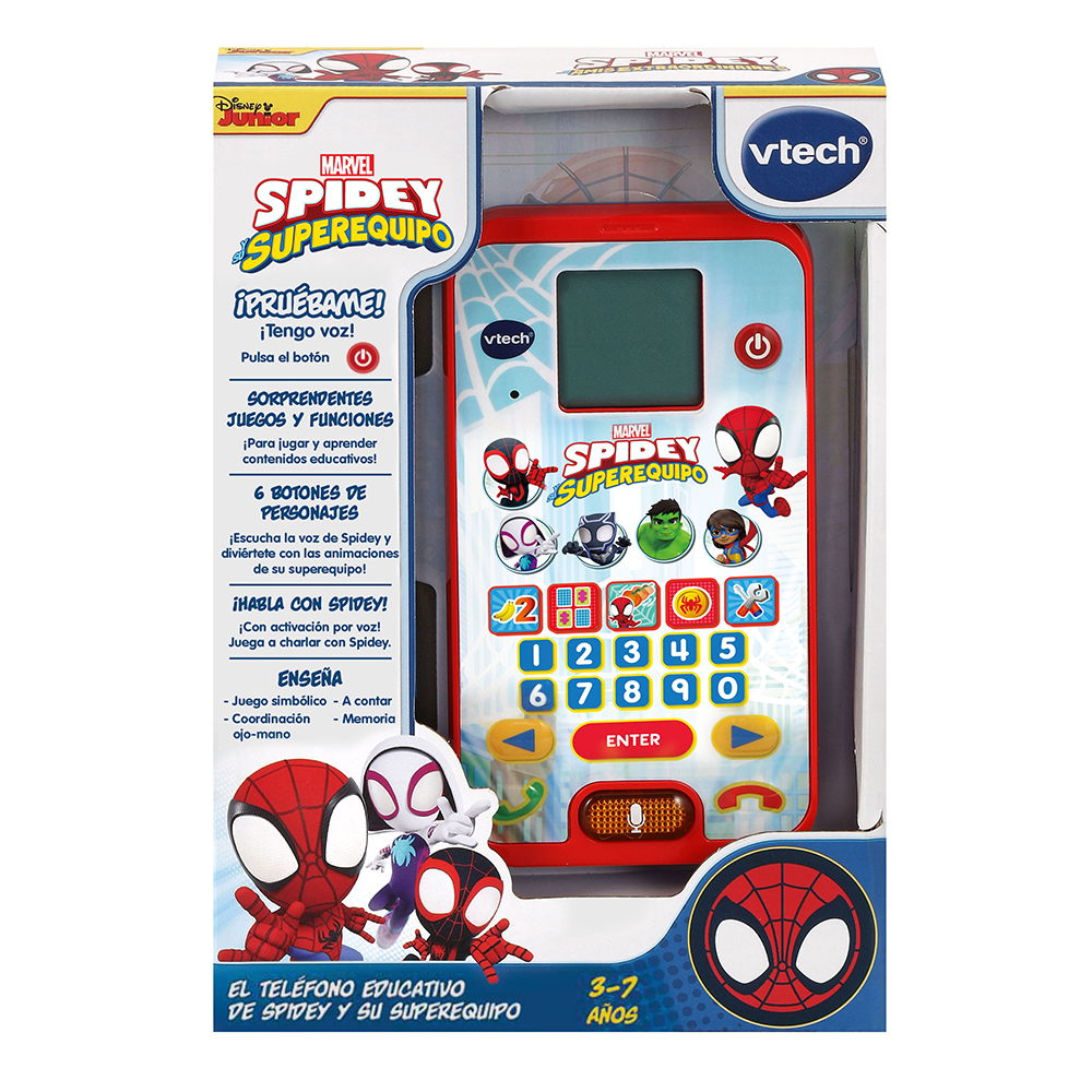 VTech - El teléfono educativo de Spidey y su superequipo