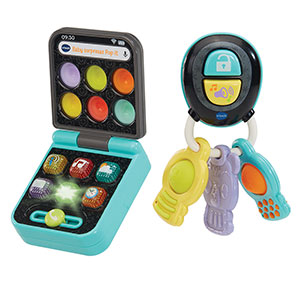 VTech Baby - Baby sorpresas Pop It Teléfono y llaves